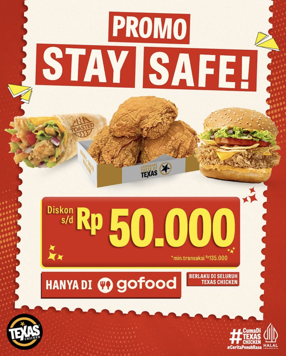 7 Promo Texas Chicken September 2025: Diskon & Makan Gratis