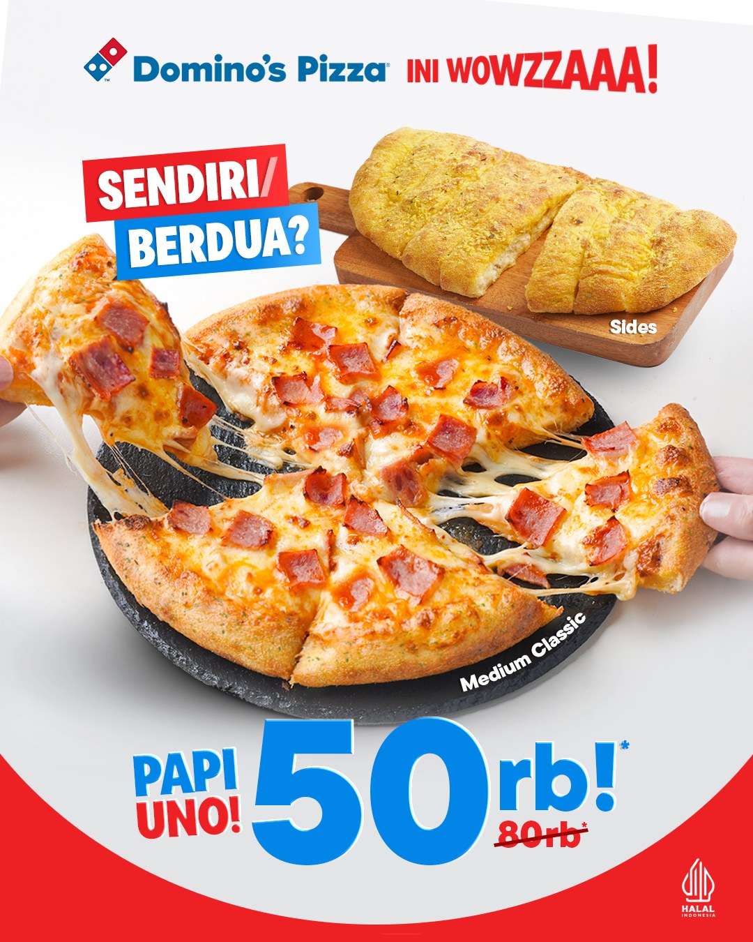 5 Promo Domino’s Pizza Desember 2025: Hemat Besar Tiap Hari!