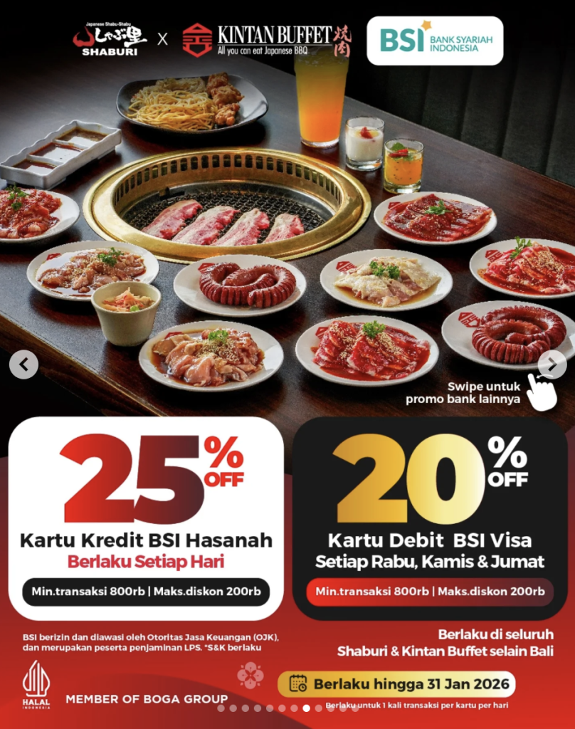 15 Promo Kintan Buffet 2025! BBQ Makin Hemat & Seru! - Tuwaga