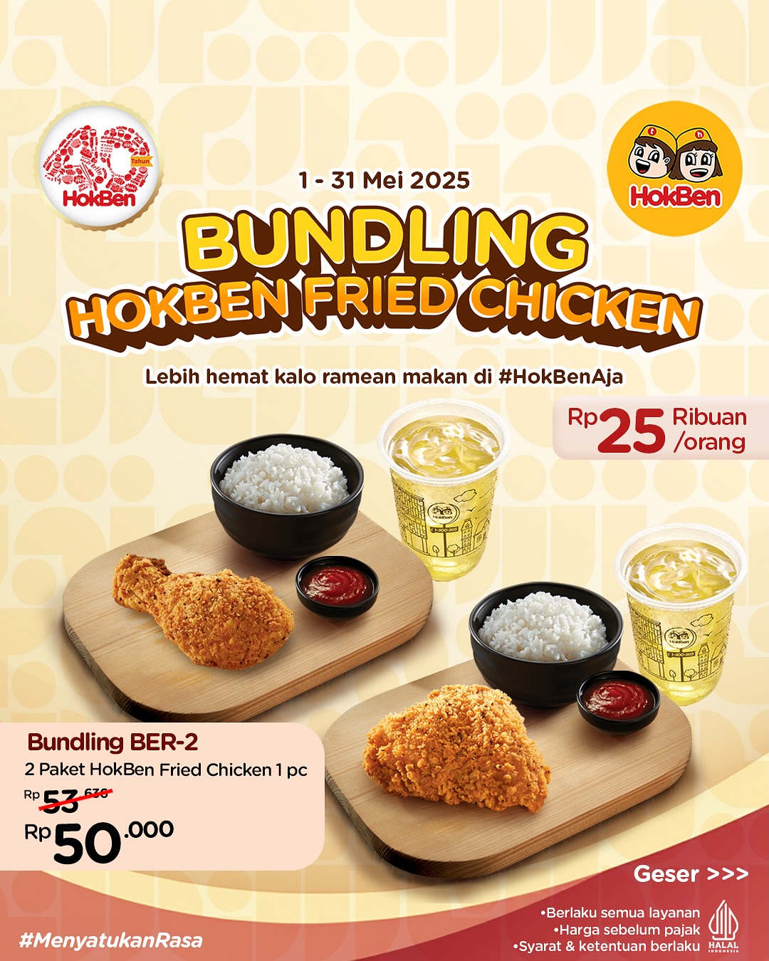 10 Promo HokBen Mei 2025, Cashback & Diskon Besar! - Tuwaga