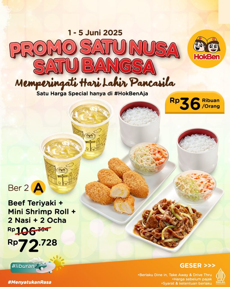 10 Promo HokBen Juni 2025, Cashback & Diskon Besar! - Tuwaga