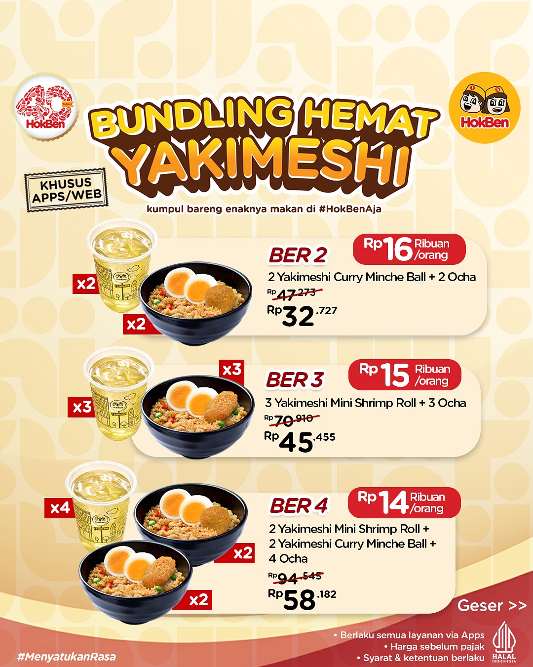 9 Promo HokBen Juli 2025, Cashback & Diskon Besar! - Tuwaga