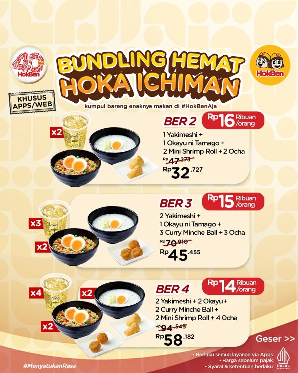 9 Promo HokBen Juli 2025, Cashback & Diskon Besar! - Tuwaga
