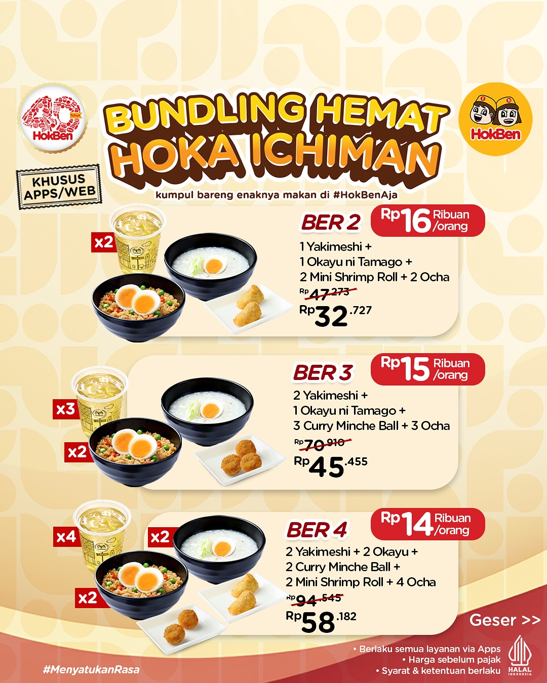 9 Promo HokBen Juli 2025, Cashback & Diskon Besar! - Tuwaga