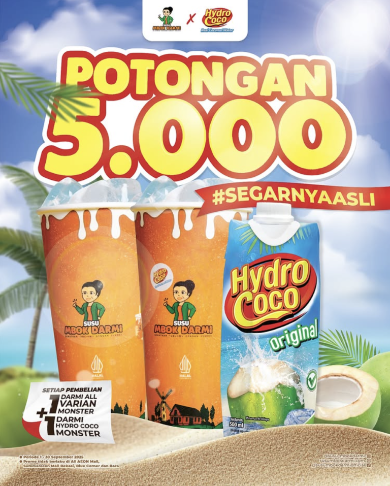 4 Promo Mbok Darmi Oktober 2025: Cashback & Diskon TikTok!