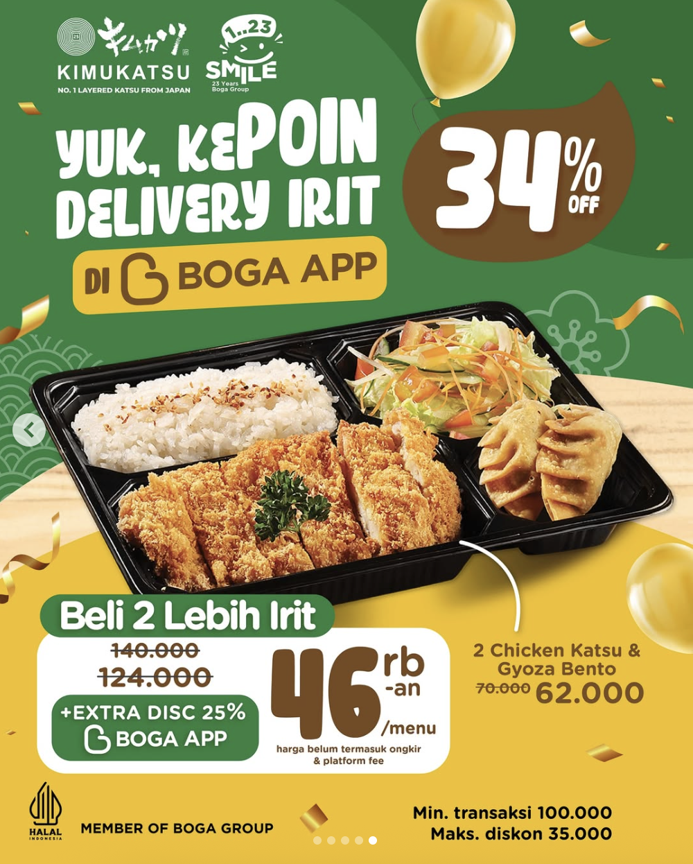 15 Promo Kimukatsu Desember 2025: Makan Enak Banyak Diskon!