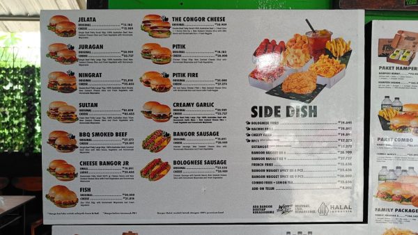 Daftar Harga Menu Burger Bangor 2025, Wajib Coba! - Tuwaga