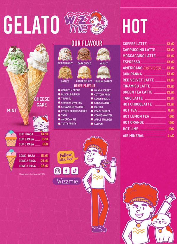 Daftar Harga Menu Wizzmie 2025: Lengkap Semua Menu Favorit - Tuwaga