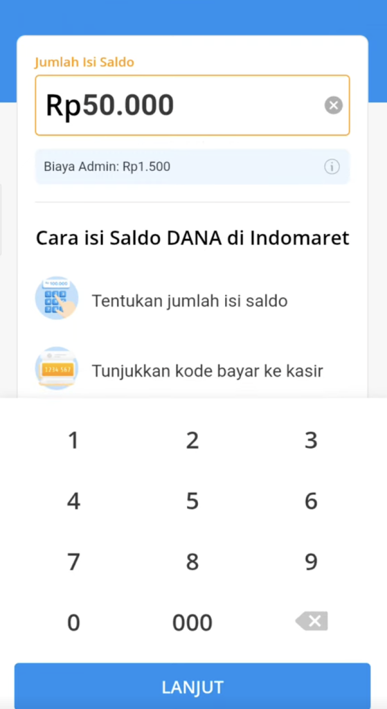 Cara Top Up Saldo DANA di Indomaret dan Tips Hematnya - Tuwaga
