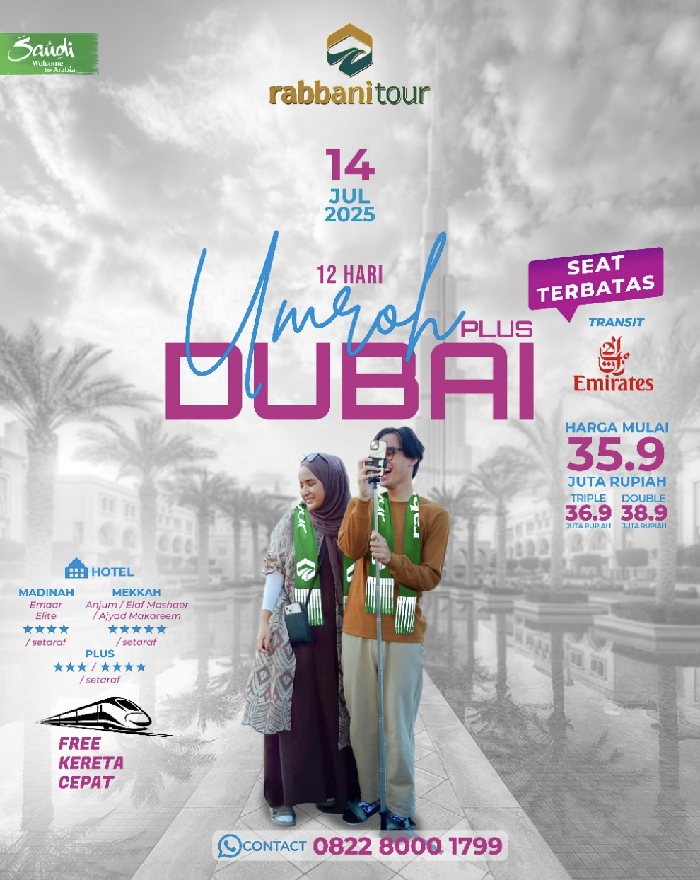 9 Daftar Umroh Plus Dubai Murah, Mulai Rp29 Jutaan! - Tuwaga