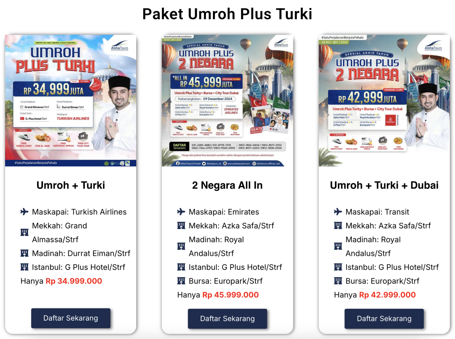 9 Daftar Umrah Plus Turki 2025: Paket Terbaik & Harga Terjangkau!