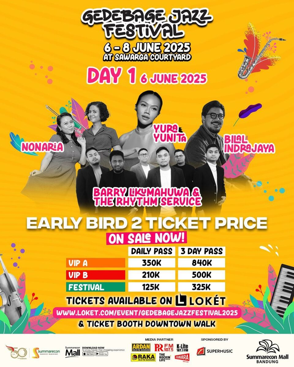 15 Konser Musik Juni–Juli 2025 yang Nggak Boleh Dilewatkan - Tuwaga