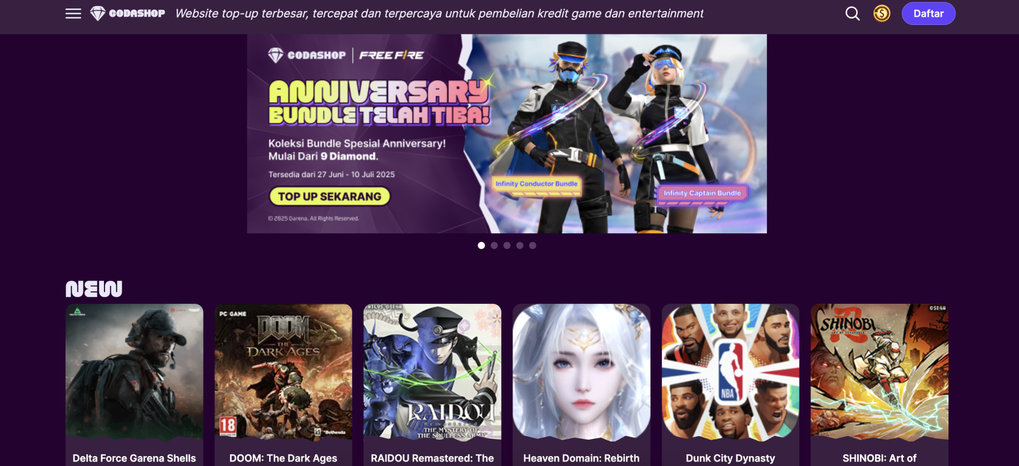 7 Daftar Website Top Up Game Termurah & Tercepat 2025! - Tuwaga