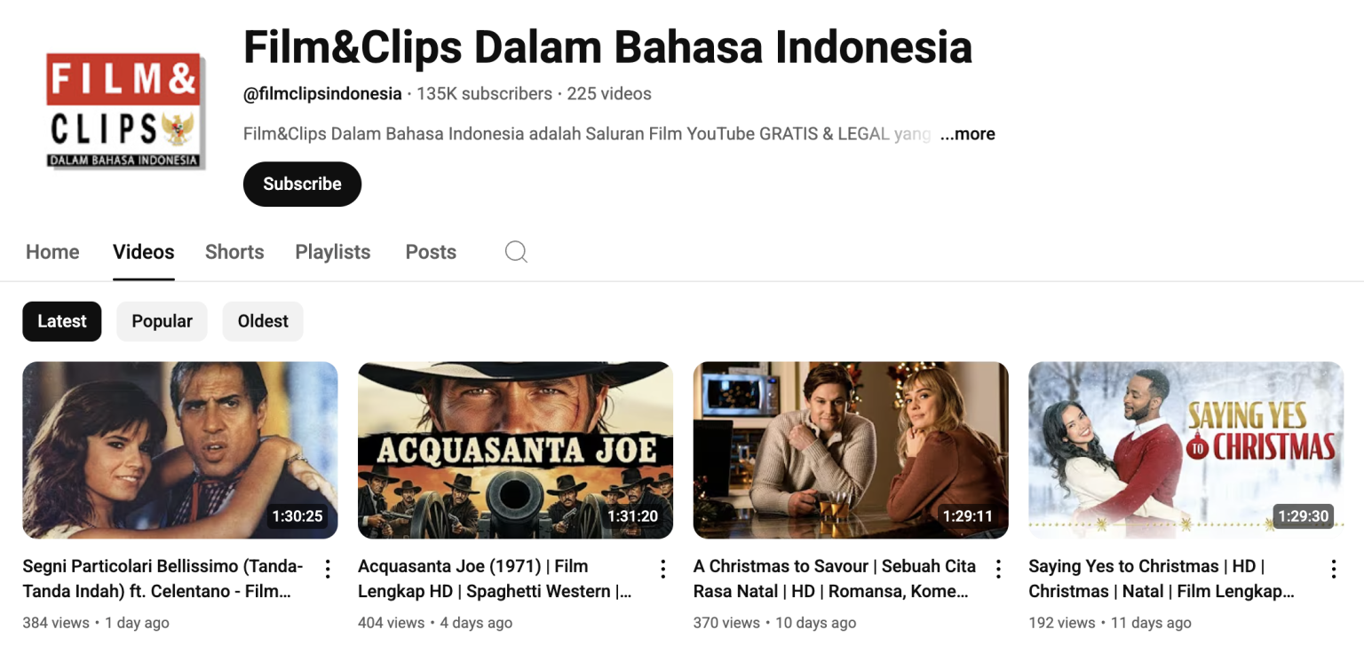 13 Situs Nonton Film Barat Gratis & Legal Pengganti yang Ilegal! - Tuwaga