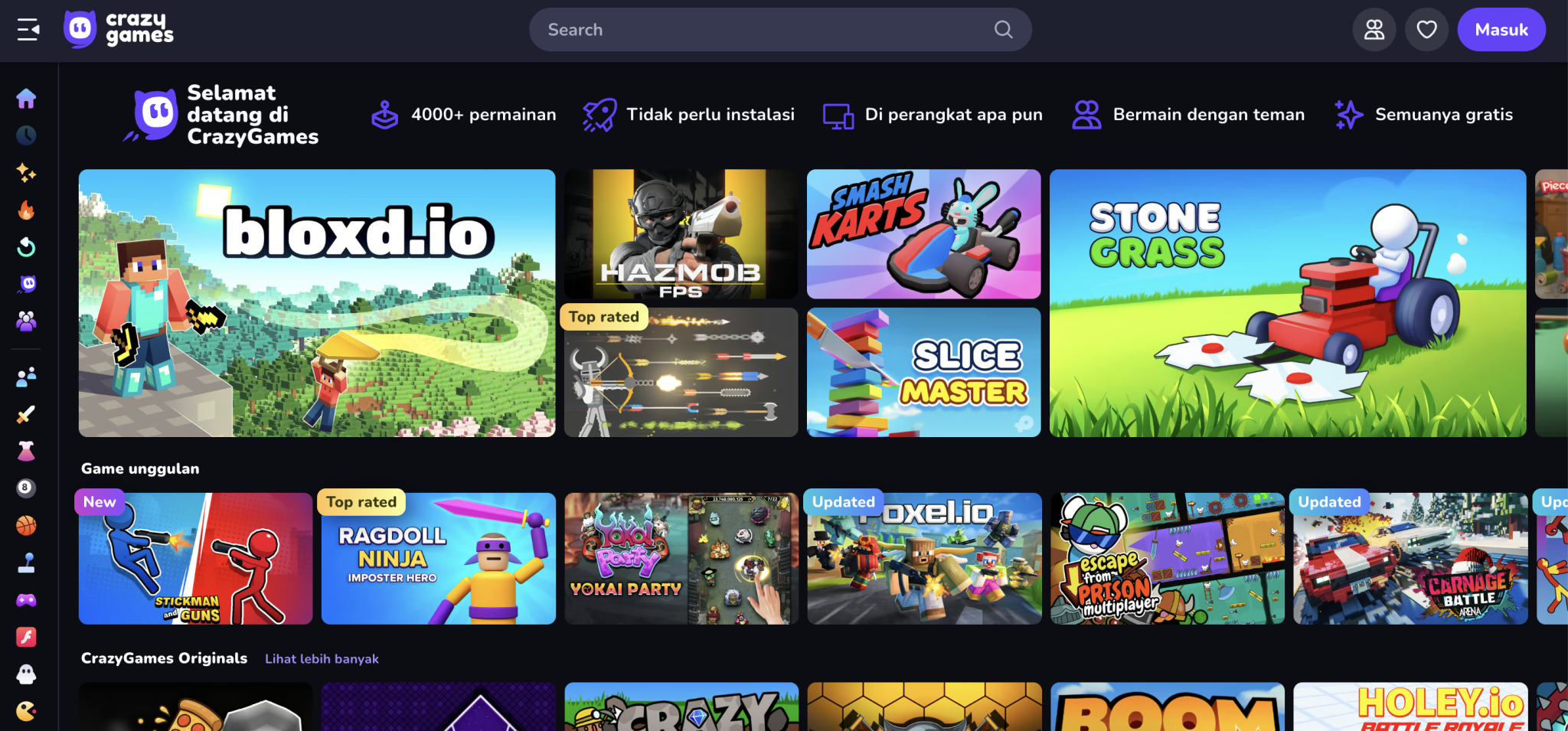 6 Game Gratis Tanpa Install – Main Instan, Hemat Memori! - Tuwaga
