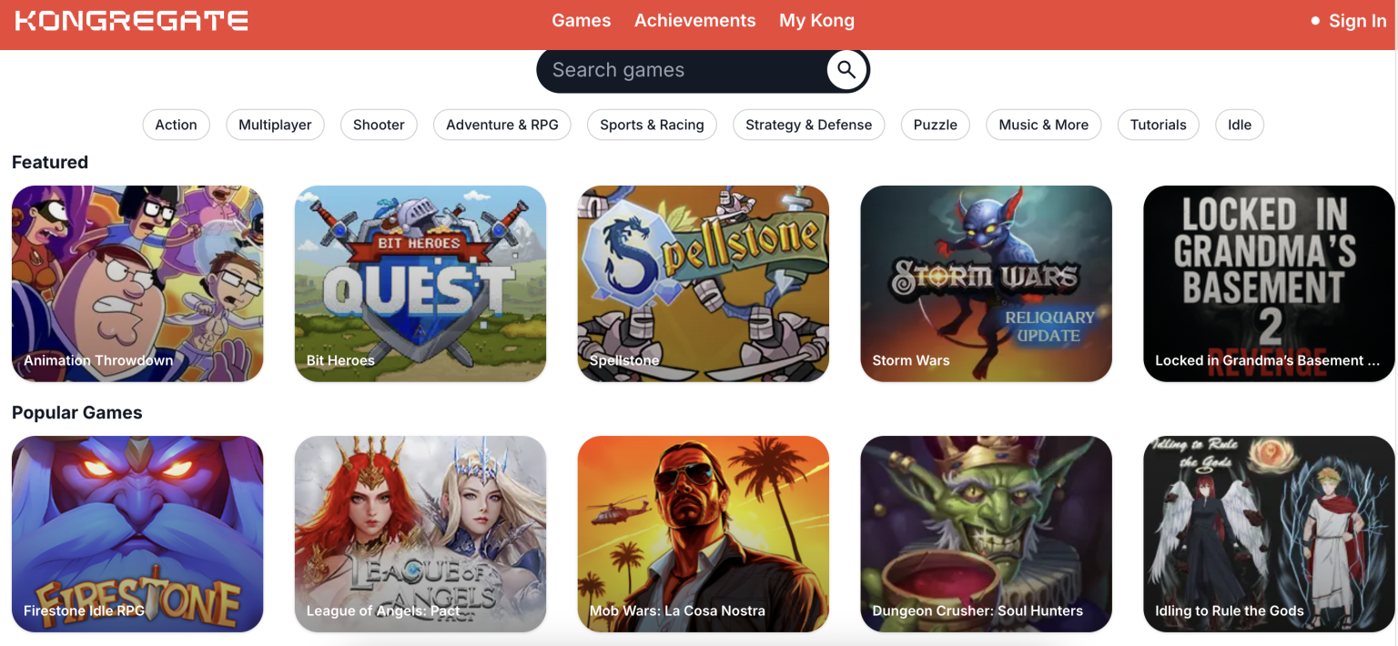 10+ Website Game Gratis Terbaik 2025, Langsung Main di PC! - Tuwaga