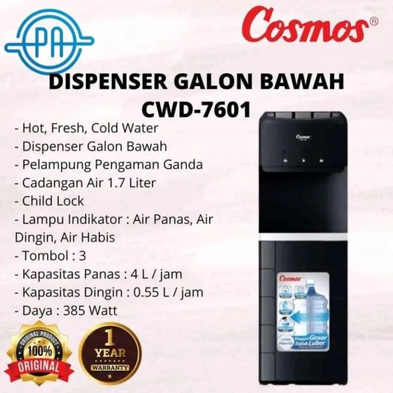 12 Rekomendasi Dispenser Galon Bawah 2025, Gak Takut Tumpah- Tuwaga