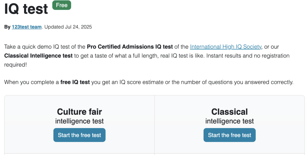 4 Link dan Cara Test IQ Gratis Indonesia: Cek Kecerdasan Kamu! - Tuwaga