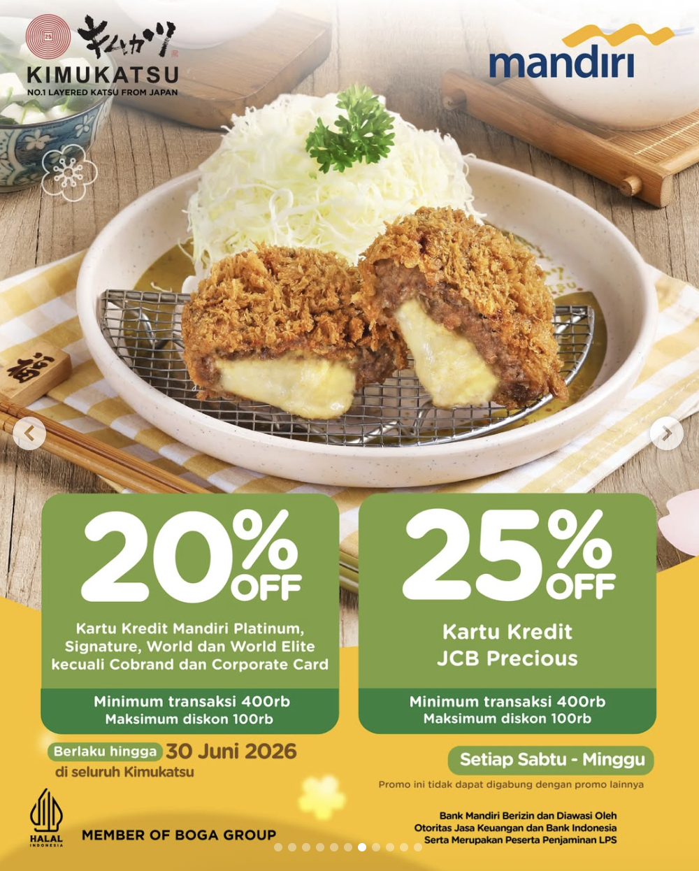 15 Promo Kimukatsu Desember 2025: Makan Enak Banyak Diskon!