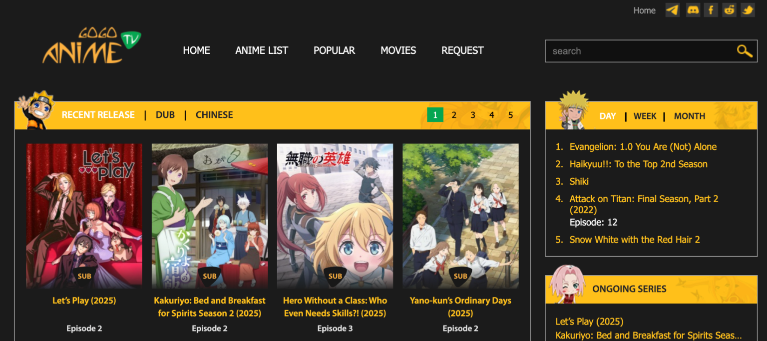 Nonton Gogoanime Gratis Tapi Ilegal: 6 Alternatif Resminya - Tuwaga