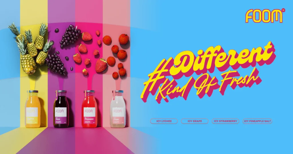 FOOM Fruity Series: Rasa Buah yang Bikin Mood Naik Seketika!