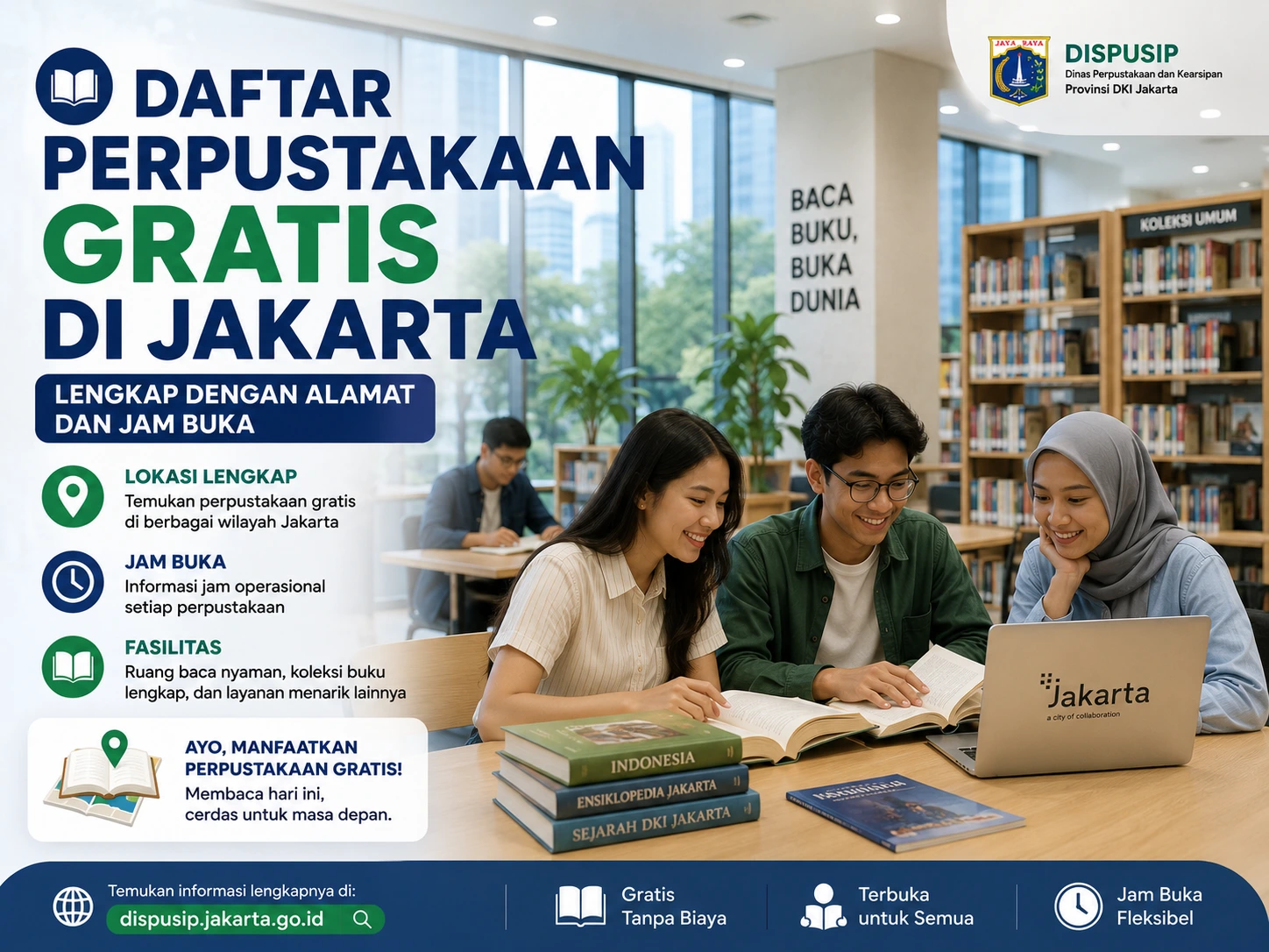 Daftar Perpustakaan Gratis Jakarta: Alamat & Jam Buka